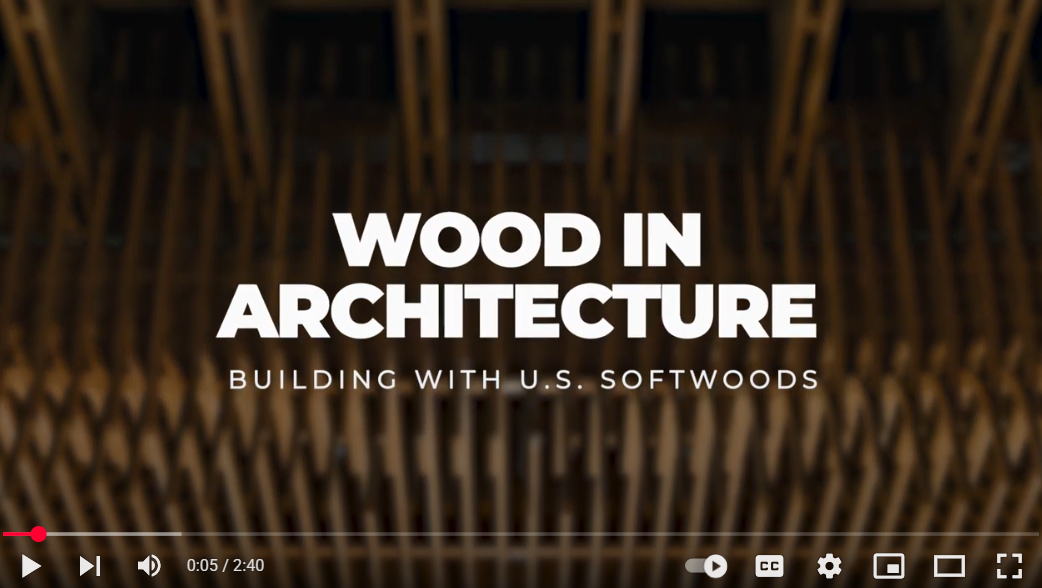 Wood in Architecture: Building with U.S. Softwoods [1/2] - USSA